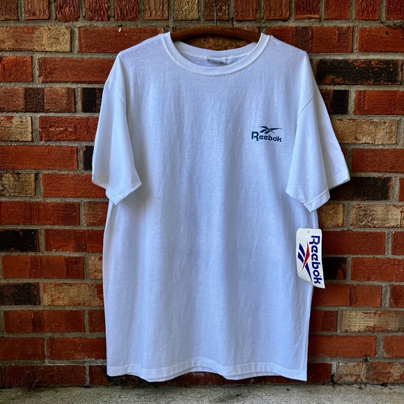 Reebok | Shirts | Vintage Reebok Shirt Size Lxl White Ds Nwt 9s Logo ...